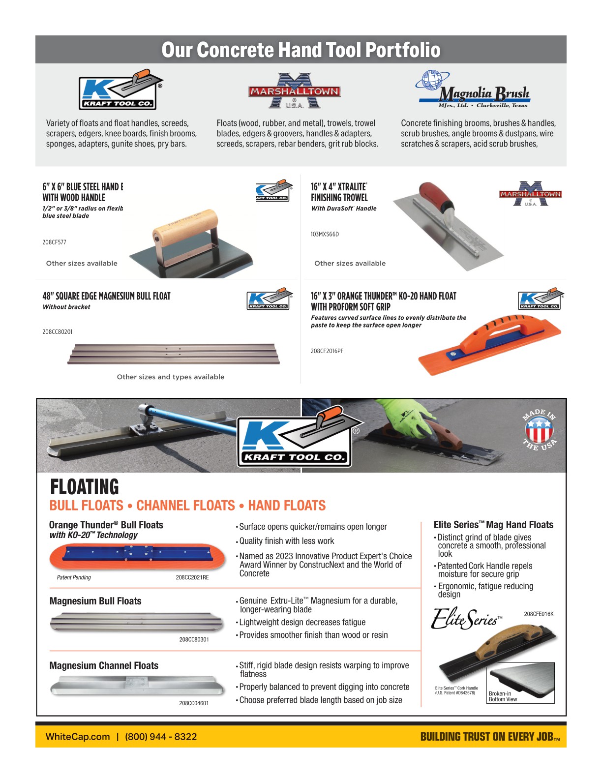Your Source for Concrete Hand Tools