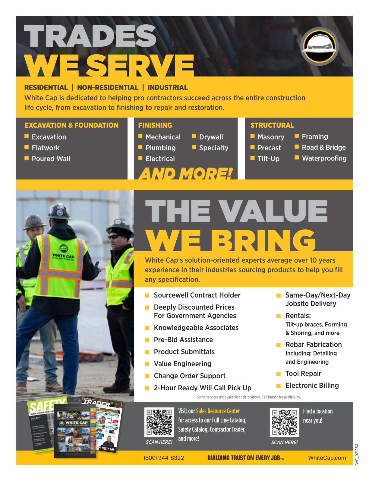 White Cap Sourcewell Line Card