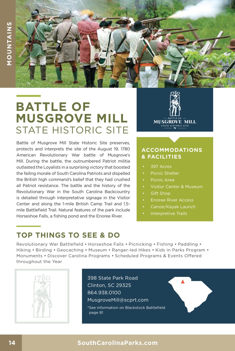 South Carolina State Parks Guide