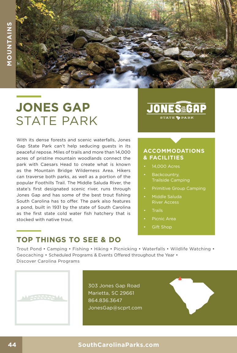 South Carolina State Parks Guide