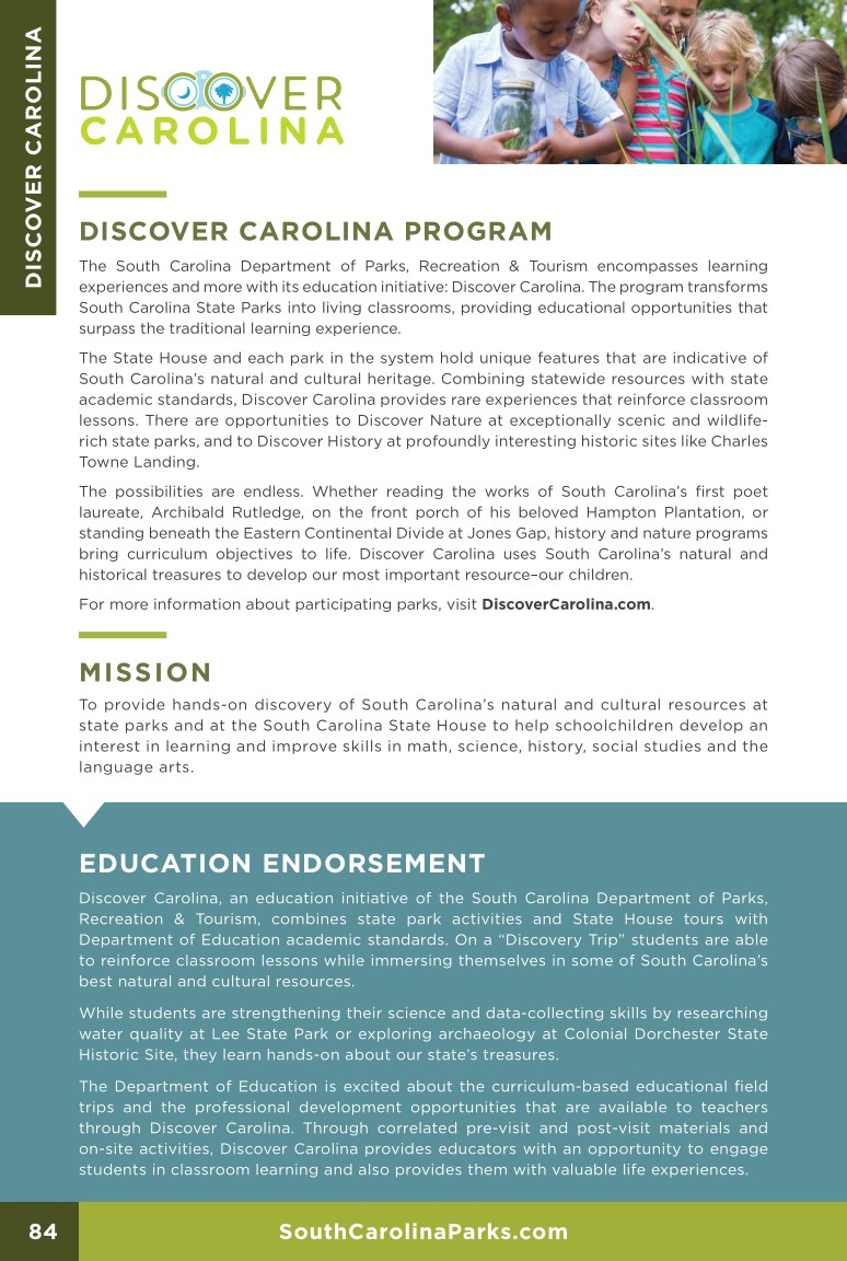 South Carolina State Parks Guide