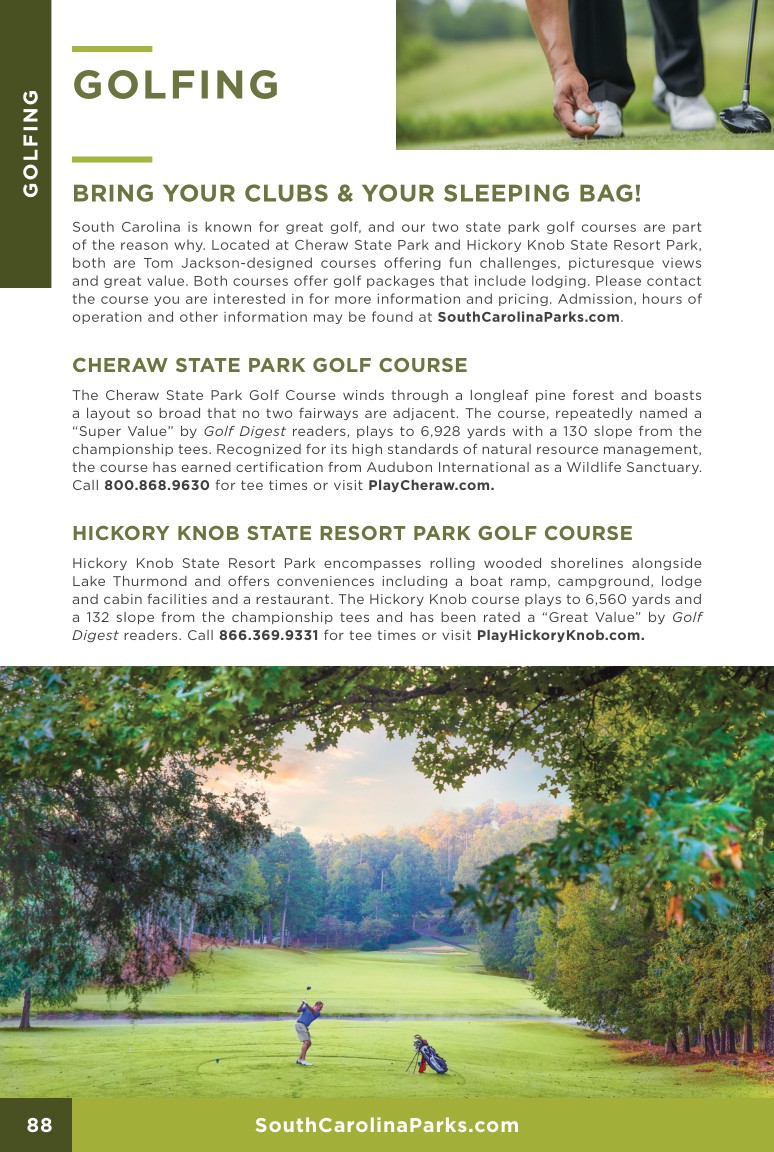 South Carolina State Parks Guide