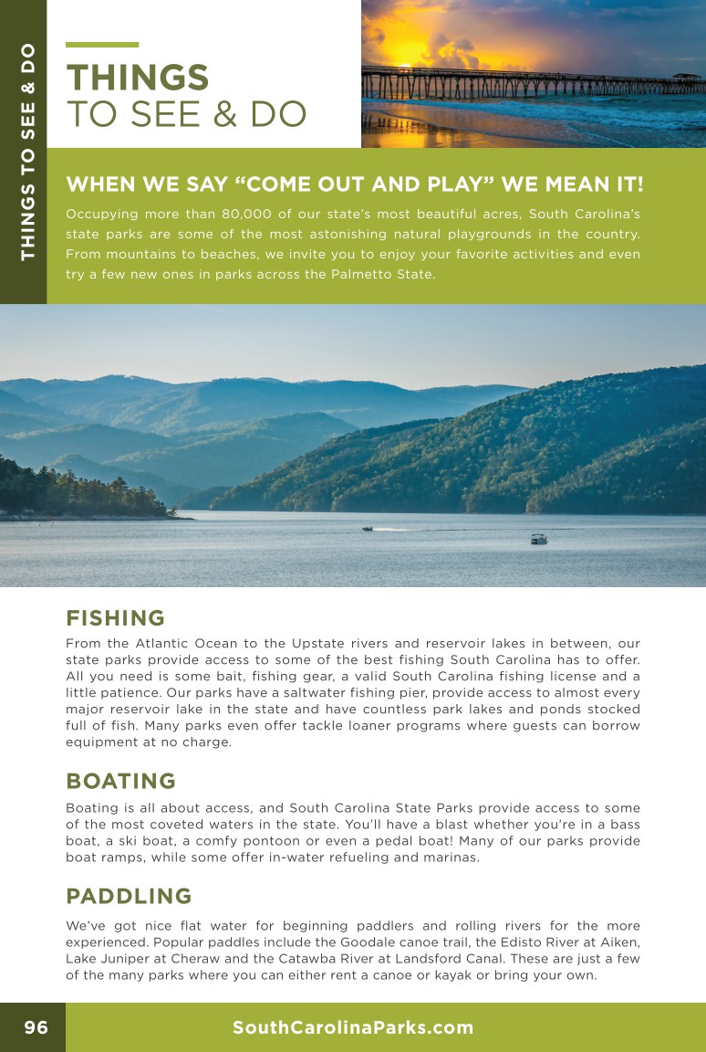 South Carolina State Parks Guide
