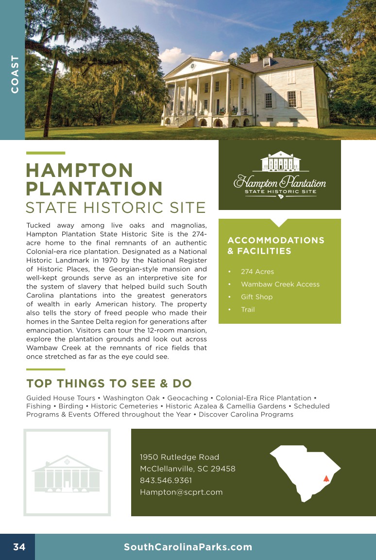 South Carolina State Parks Guide